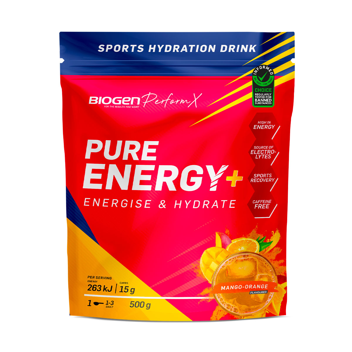 Biogen Pure Energy Hydrate & Energise - 500g
